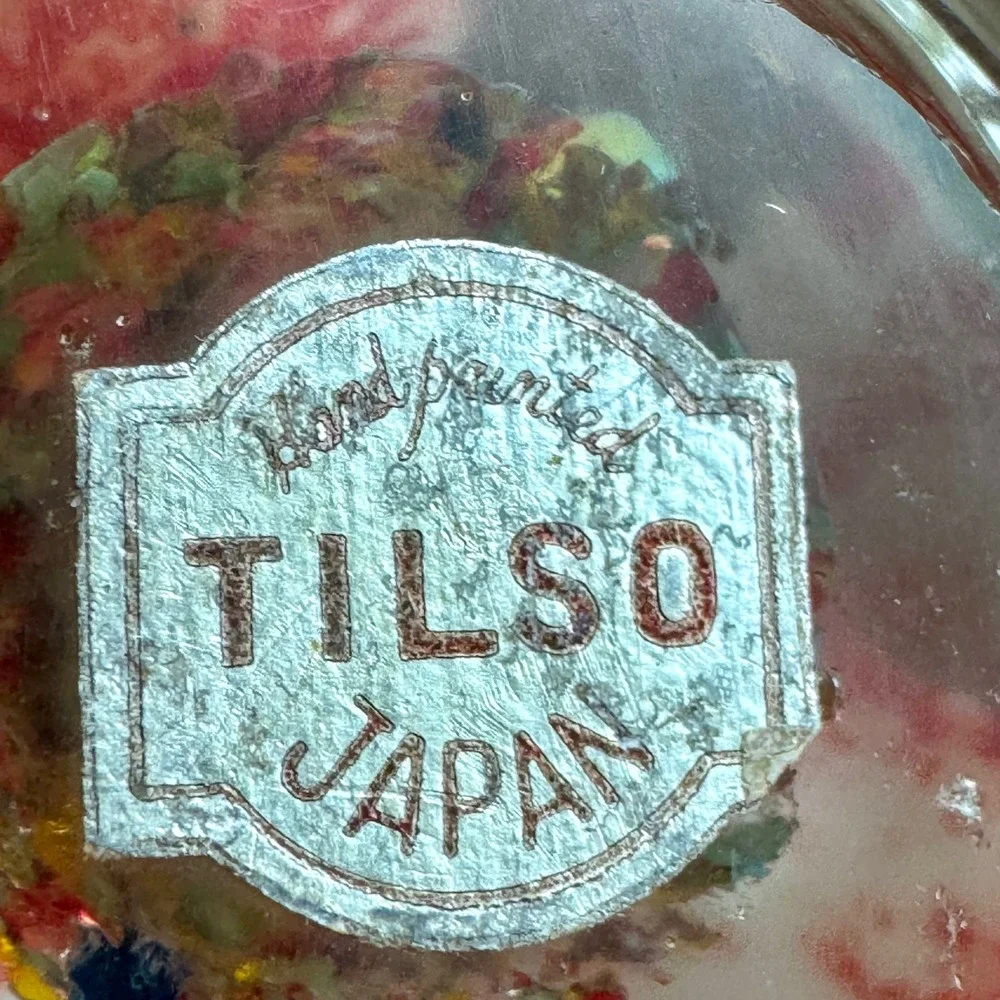 Office | Vintage Tilso Japan Handcrafted Art Glass Paperweight Pink ...